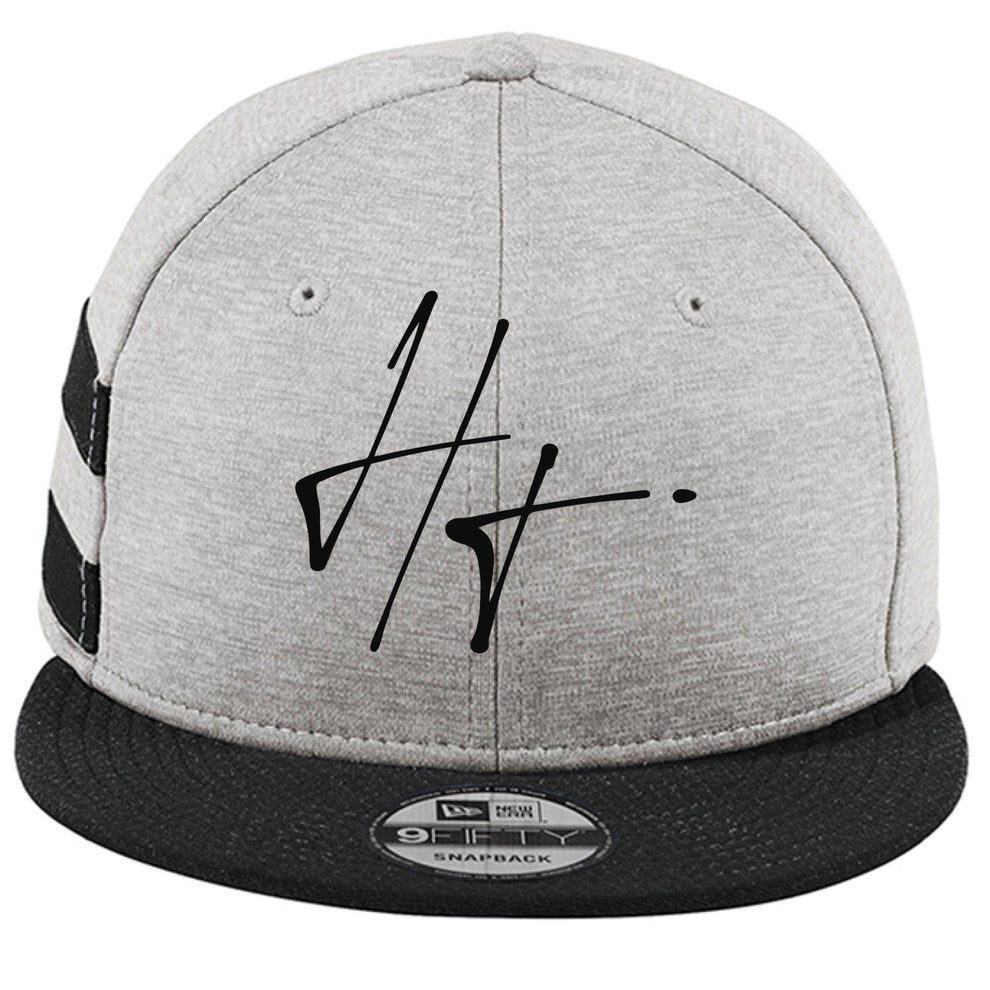 HT Shadow Heather Striped Flat Bill Snapback Cap NE408 – Huey Taylor